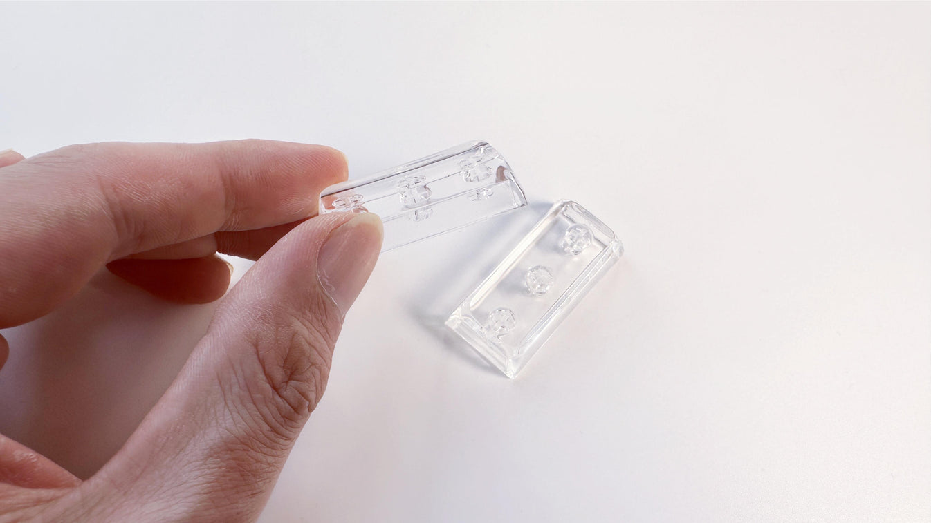Transparent Backlit Keycaps, Handmade Artisan Keycaps - HiJenney
